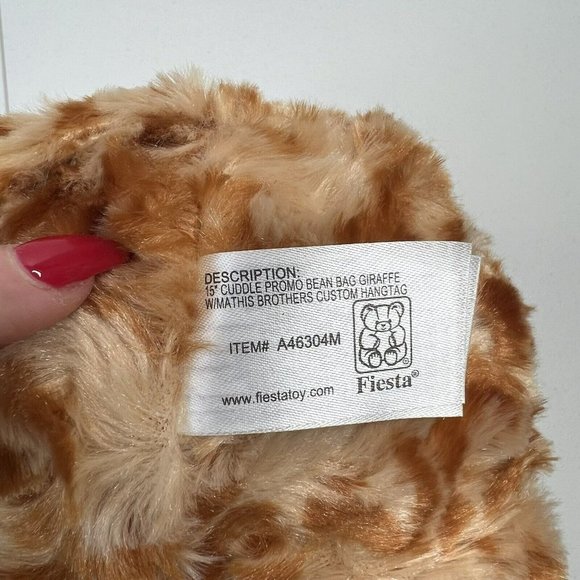 Fiesta | Toys | Fiesta 5 Giraffe Plush Toy Stuffed Animal Fuzzy Cuddle ...